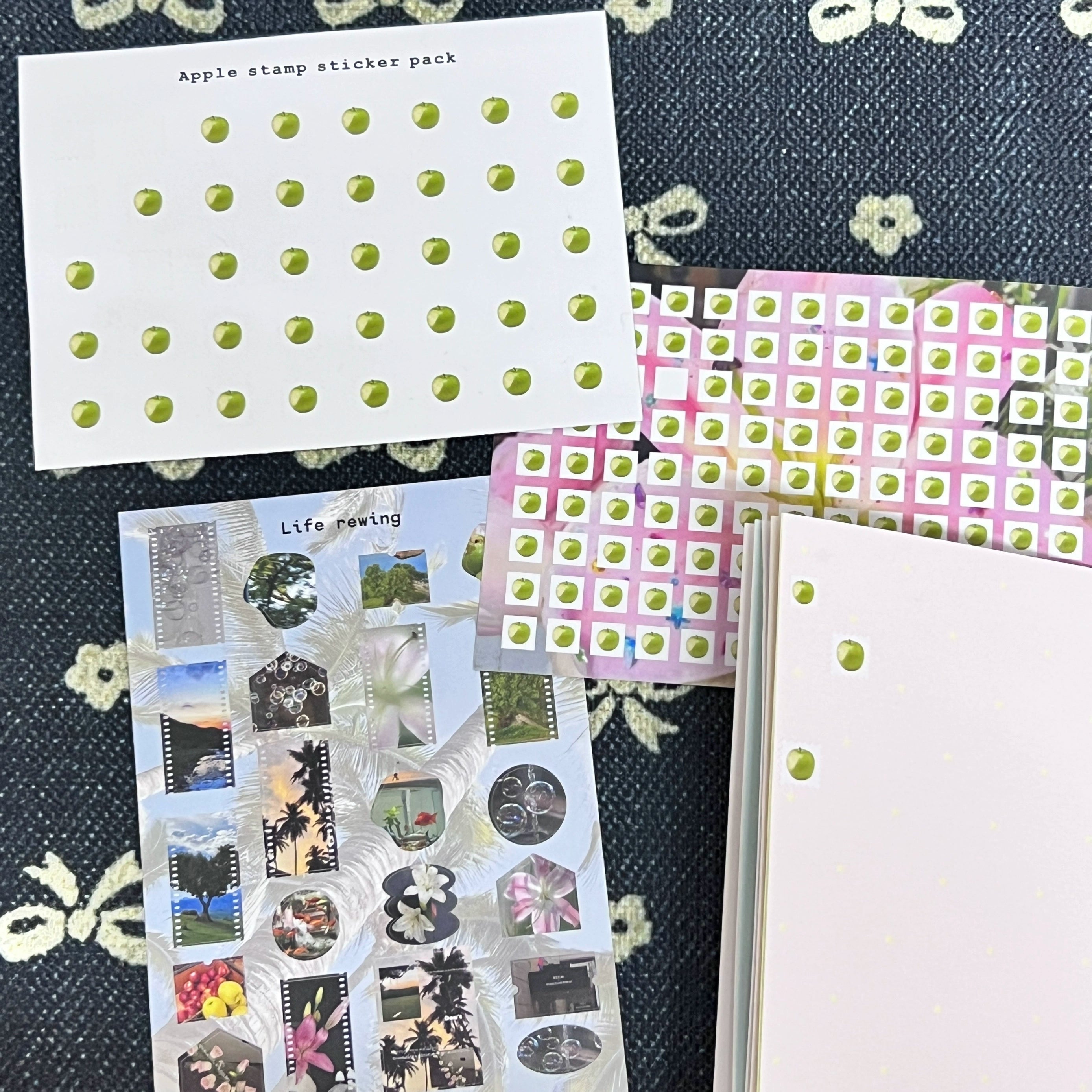 Apple Stamp Sticker Pack – Popstar Plaza
